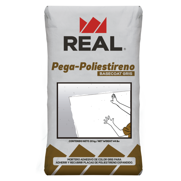 PEGA POLIESTIRENO BASECOAT REAL GRIS (20 KILOS) - CONSTRUALIANZA